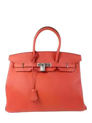 Hermès Hermès Birkin 35 Shoulder Bag Orange