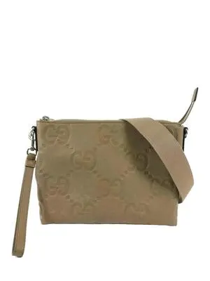 Gucci Jumbo Gg Shoulder Bag - Neutrals