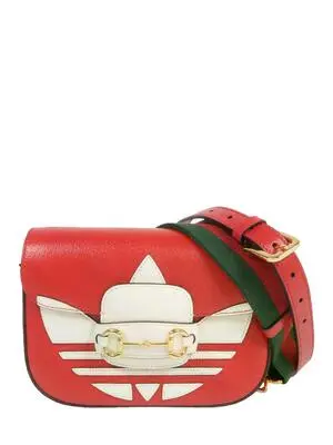 Gucci Gucci X Adidas Horsebit 1955 Shoulder Bag Red