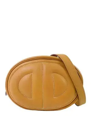Hermès In The Loop" Belt Bag In Caramel Brown Swift Leather - Neutrals