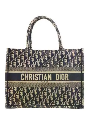 Dior Medium Book Tote - Blue