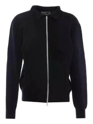 Howlin' Long Sleeve Zip-fastening Cardigan - Blue