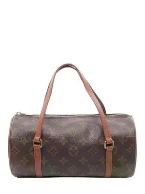 LOUIS VUITTON 1993 Papillon Monogram Tote Bag - Brown