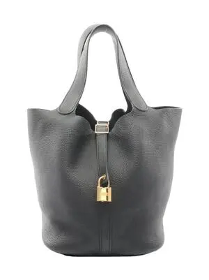 Hermès 2019 Picotin Lock Tote Bag - Black