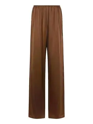 Co Wide-leg Trousers - Brown
