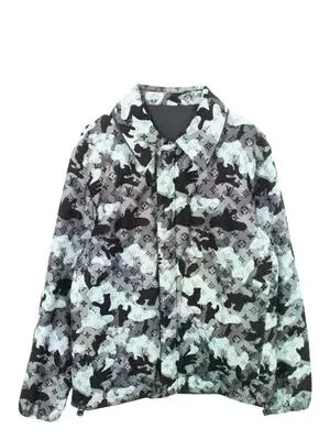 LOUIS VUITTON Monogram Camo Reversible Jacket - Grey