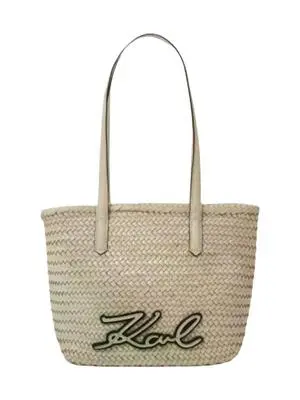 Karl Lagerfeld K/signature Tote Bag - Neutrals