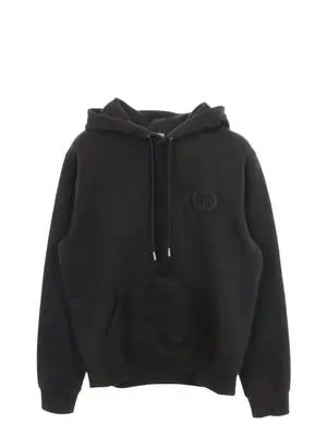 Dior 2000s Cd Logo Embroidered Hoodie - Black