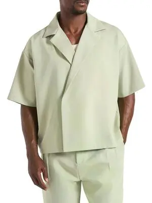 Manière De Voir Abel Double-breasted Shirt - Green