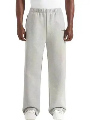 Manière De Voir Logo Embroidered Track Pants - Grey