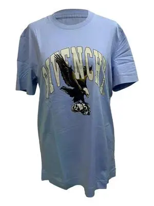 Givenchy Eagle Logo-print T-shirt - Blue