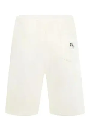 ONE OF THESE DAYS Graphic Print Drawstring Shorts - Neutrals