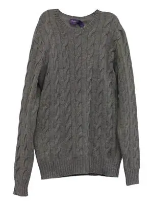 Ralph Lauren Purple Label Cable-knit Sweater - Grey