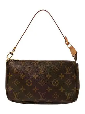 LOUIS VUITTON Monogram Pochette Accessoires Shoulder Bag - Brown