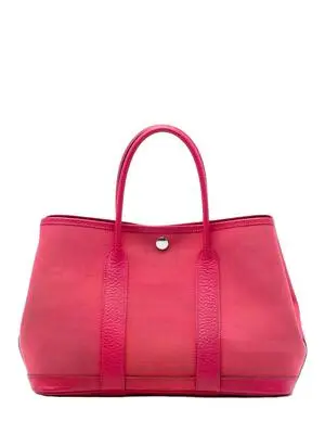 HERMÈS Hermès Toile And Negonda Garden Party 30 Tote Bag