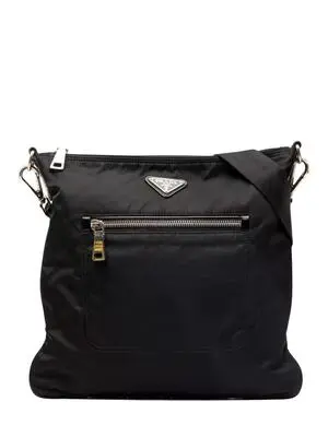 Prada Tessuto Crossbody Bag - Black