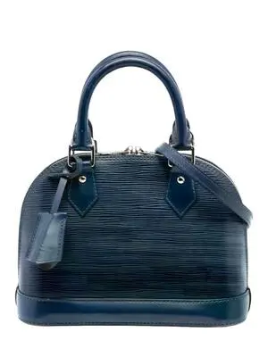 LOUIS VUITTON Epi Alma Bb Satchel - Blue