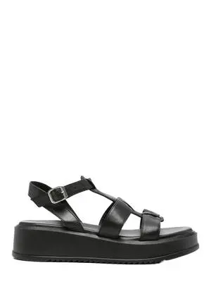 SERGIO MORETTI FIRENZE Strappy Platform Sandals - Black