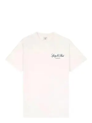 SPORTY & RICH Short-sleeve Crew-neck T-shirt - Neutrals