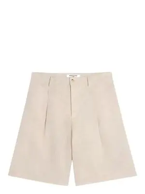 Maison Kitsuné Pleated Detail Shorts - Neutrals