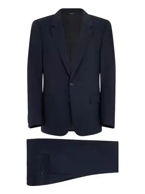 Dolce & Gabbana Single-breasted Virgin-wool Suit - Blue