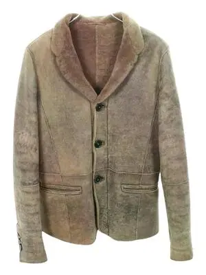 Emporio Armani 2000 Mouton Jacket - Brown