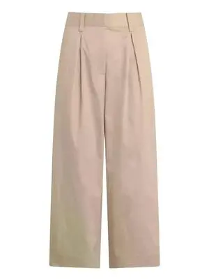 FAVORITE DAUGHTER London Pleat Detail Trousers - Neutrals