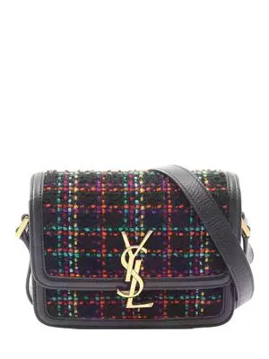 SAINT LAURENT Saint Laurent Solferino Tweed Shoulder Bag