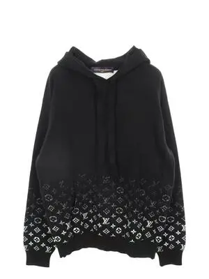 LOUIS VUITTON Monogram Gradient Hoodie - Black