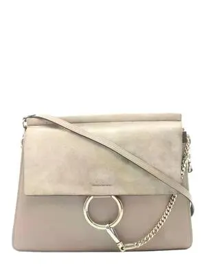 Chloé Faye Shoulder Bag - Neutrals