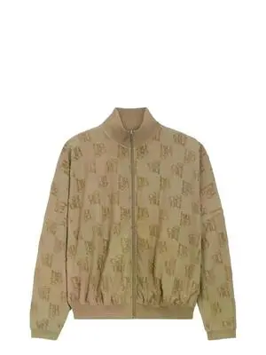 HUGO HUGO Logo Embossed Zip-Up Sweatshirt