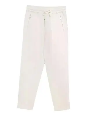 Eleventy Drawstring Trousers - Neutrals