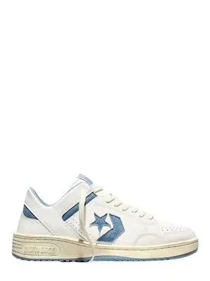 CONVERSE Converse X Eric Emanuel Weapon Lace-Up Leather Sneakers Neutrals