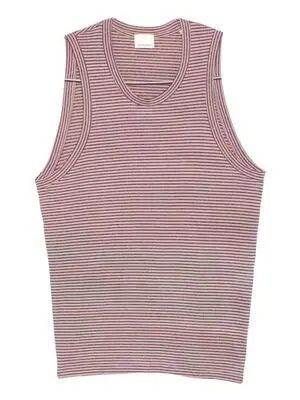 MARANT Striped Sleeveless T-shirt - Pink