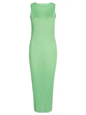 Issey Miyake Midi Dress - Light Green