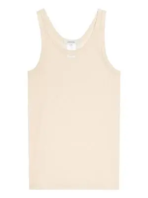 LEMAIRE Lemaire Ribbed Fine-Knit Scoop Neck Top