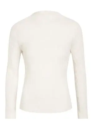 ISSEY MIYAKE Issey Miyake Pleated Semi-Sheer Chiffon Top