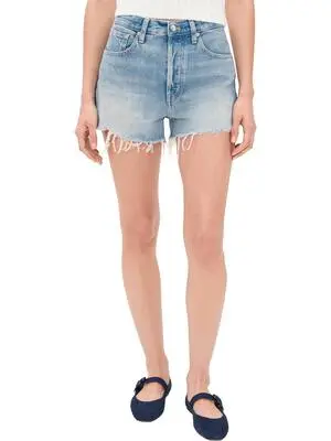 Madewell Shorter Essex Distressed Denim Shorts - Faded Horizon Wash