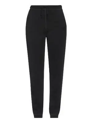GANNI Organic Cotton French Terry Track Pants - Black