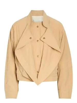 Isabel Marant Étoile Tricia Layered-effect Woven Jacket - Camel