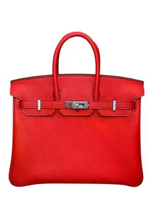 Hermès Hermès Birkin 25 Togo Handbag Red