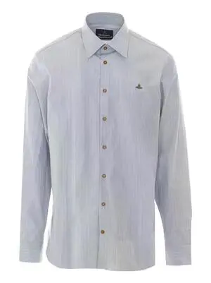 VIVIENNE WESTWOOD Ghost Striped Shirt - Blue