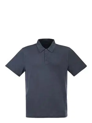Majestic Filatures Short-sleeve Polo Shirt Blue