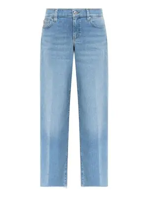 FRAME Le Slim Palazzo Jeans - Blue