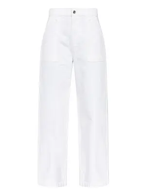 FRAME Straight-leg Jeans - White
