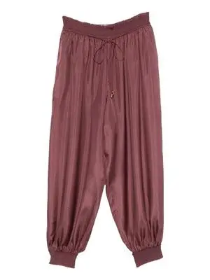 Zimmermann Aster Silk Trousers - Brown