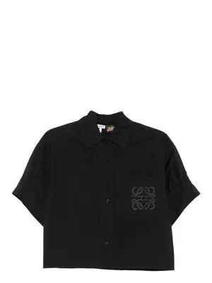 Loewe Cotton Blend Shirt - Black