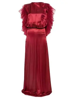 DUNESI Mariposa Gown - Red