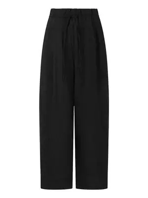 STUDIO TOMBOY Elasticated Drawstring Waist Trousers - Black