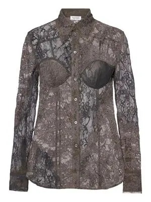 Acne Studios Lace Shirt - Green